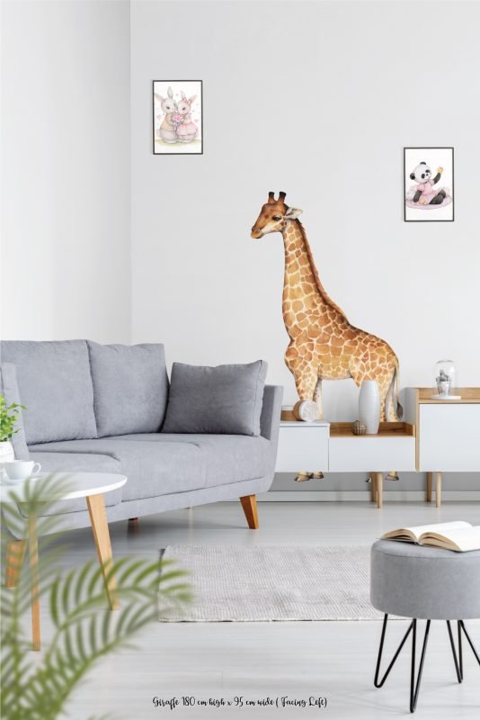 Giraffe Wall Decal Set - Removable Wallpapers, Wall Stickers & Wall ...