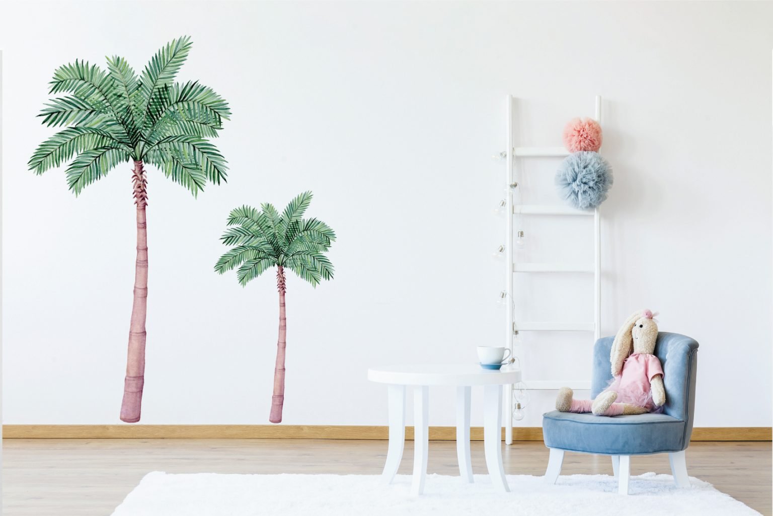 Palm Tree Wall Decal Set - Removable Wallpapers, Wall Stickers & Wall ...