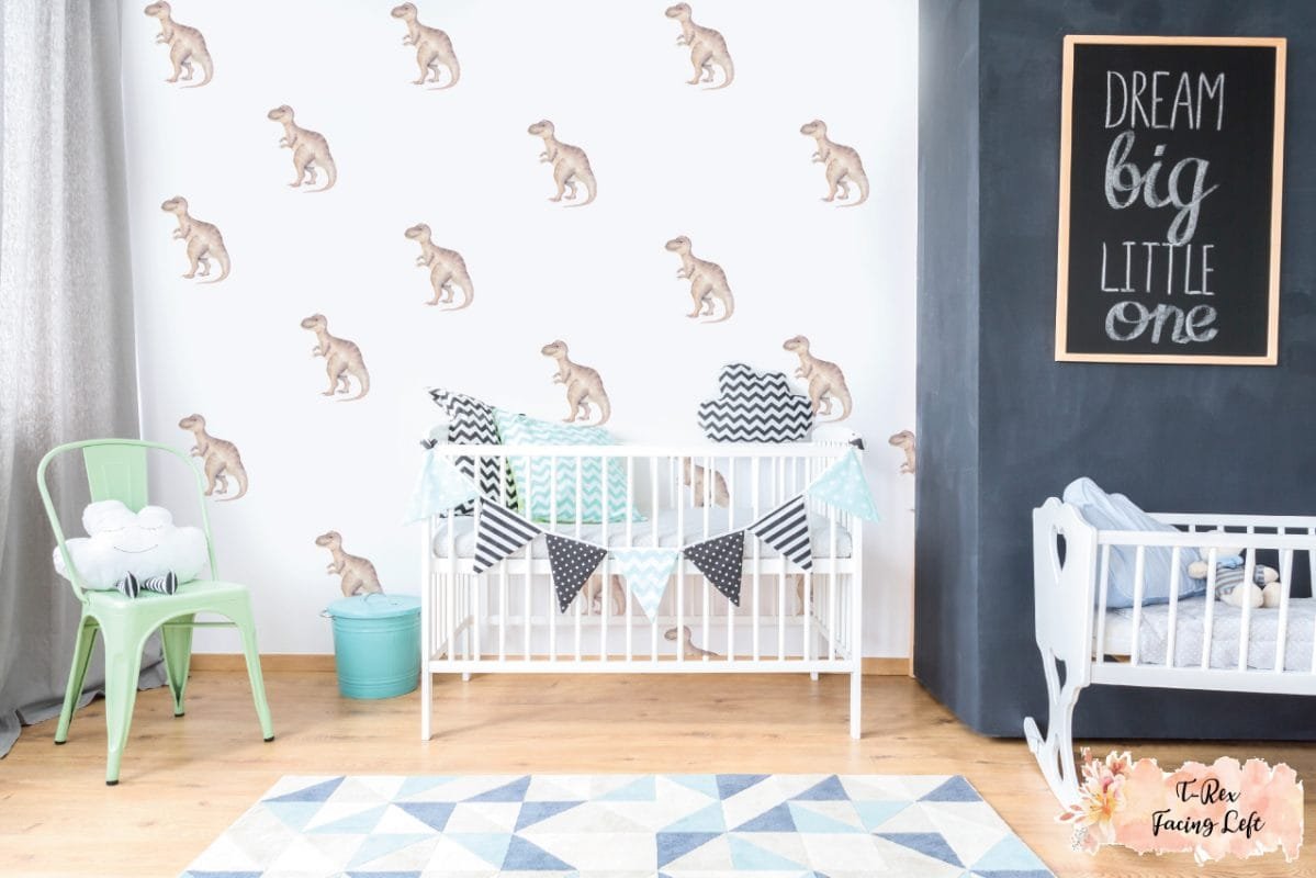 Mini Dinosaur Wall Decals - Removable Wallpapers, Wall Stickers & Wall ...