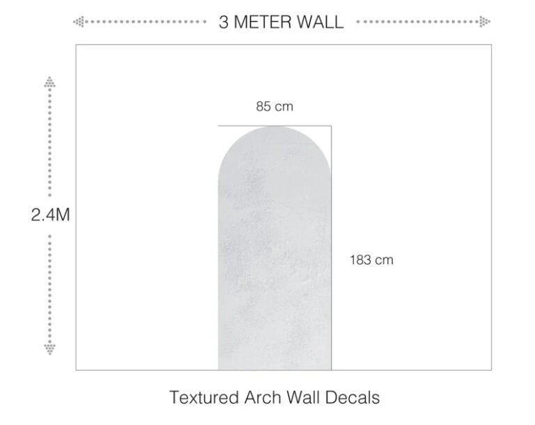 Textured Arch Wall Decals - Removable Wallpapers, Wall Stickers & Wall ...