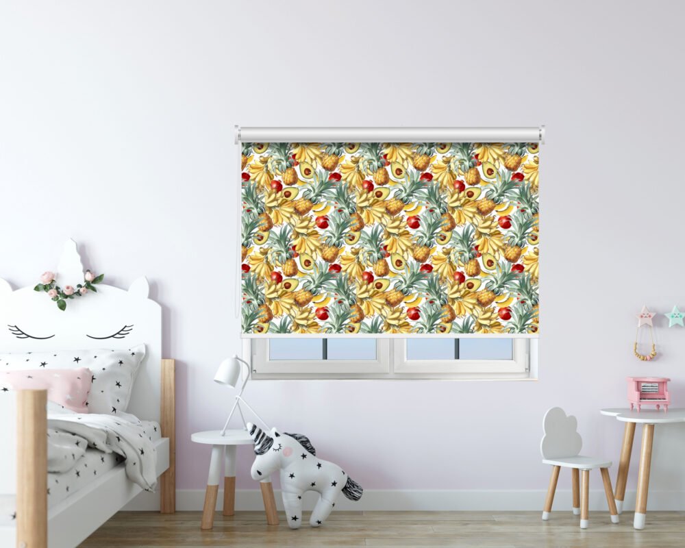 Exotic Fruit - Printed Roller Blind - Removable Wallpapers, Wall ...