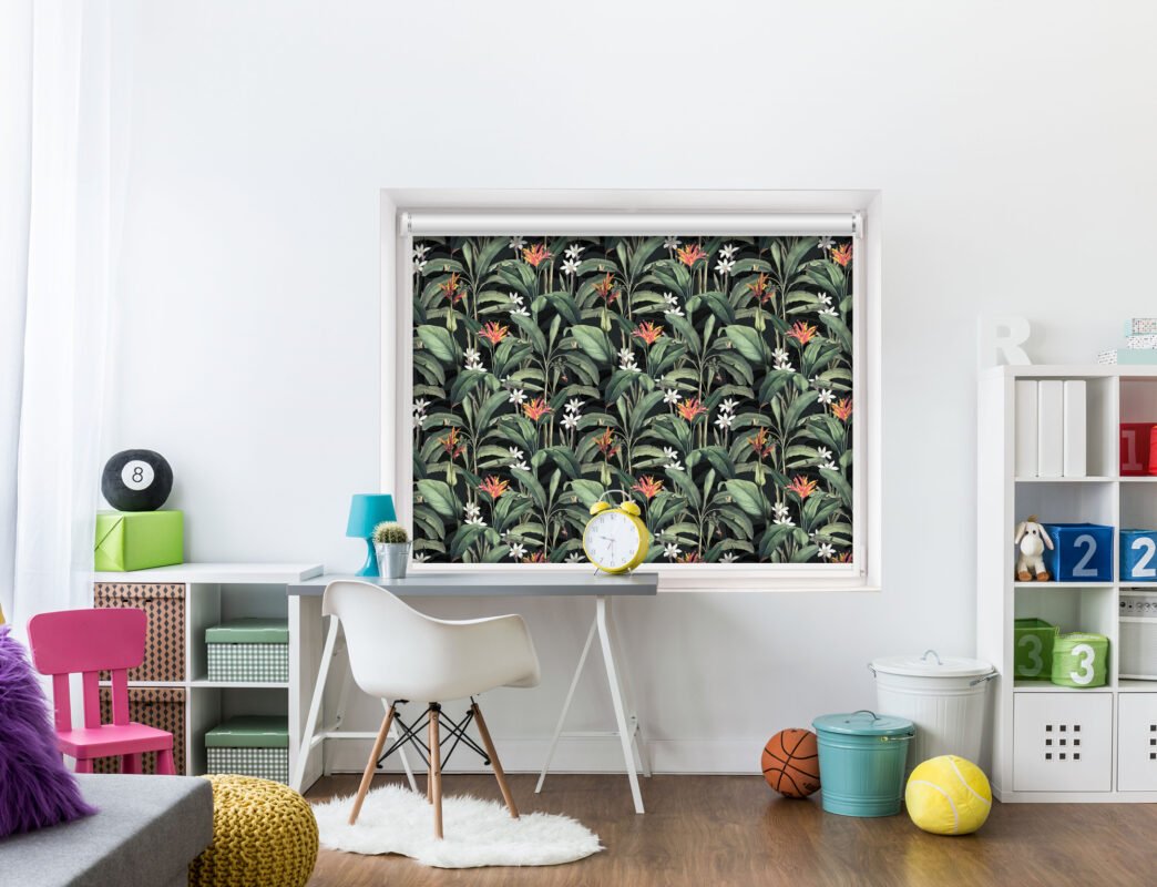 Green Tropic - Printed Roller Blind - Removable Wallpapers, Wall ...