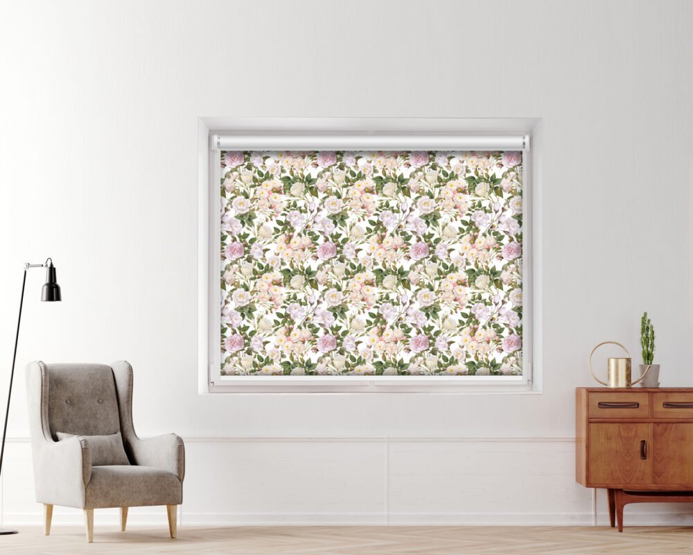 Bright Flower - Printed Roller Blind - Removable Wallpapers, Wall ...