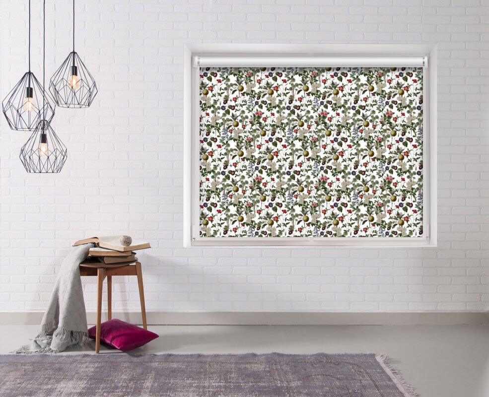Dark Foliage Roller - Printed Roller Blind - Removable Wallpapers, Wall ...