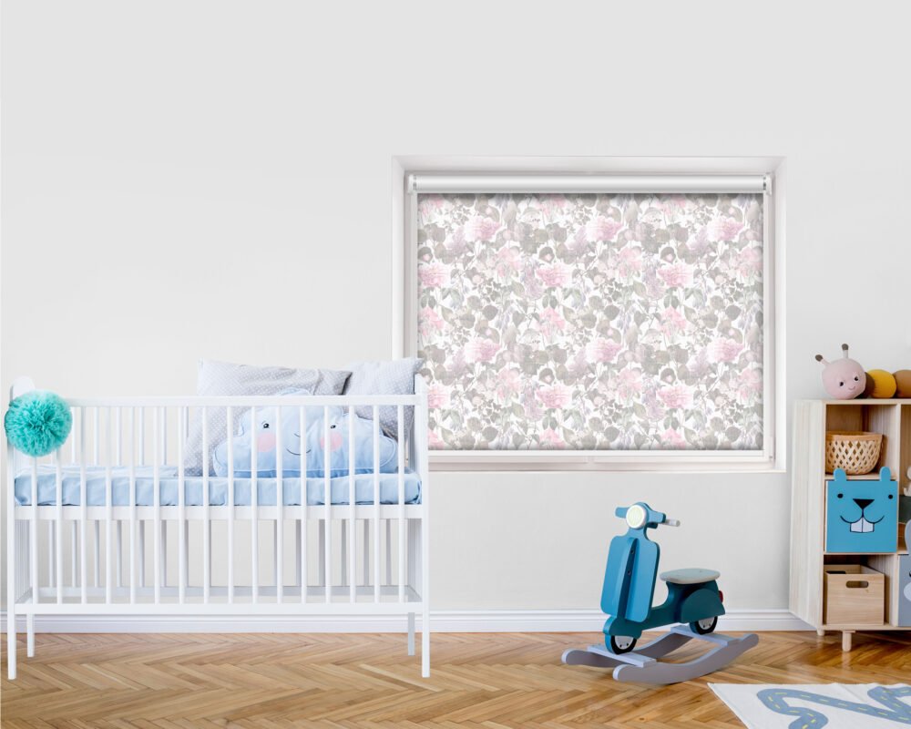 Eternal Flowers - Printed Roller Blind - Removable Wallpapers, Wall ...